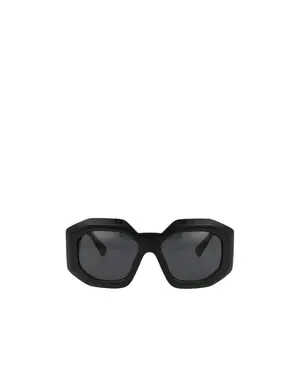 Versace Irregular Frame Sunglasses - Black