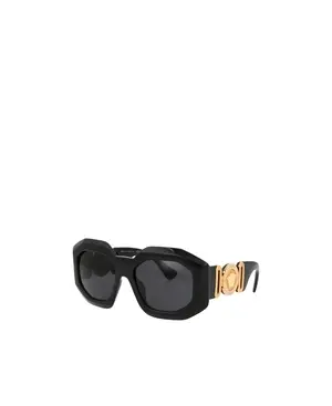 Versace Irregular Frame Sunglasses