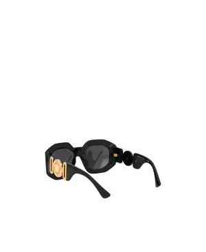 Versace Irregular Frame Sunglasses