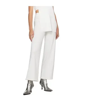 SIMONMILLER Rib Knit Wide-leg Trousers