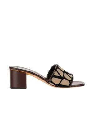 Valentino Garavani Vlogo Signature Open Toe Mules