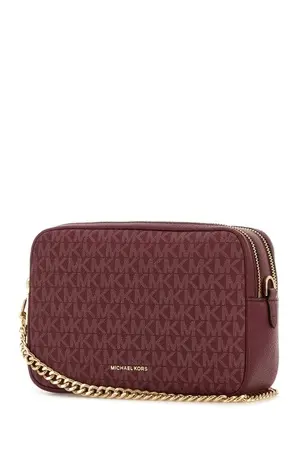 Michael Kors Bryant Medium Signature Logo Camera Crossbody Bag - Red