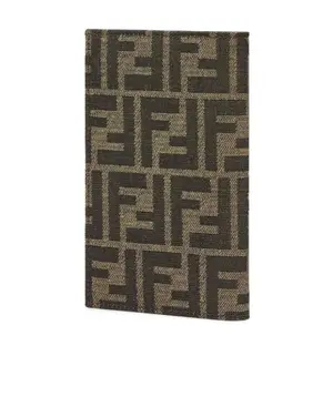 Fendi Ff Fabric Passport Cover