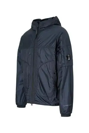 C.P. COMPANY Hooded Zip-up Casual Jacket - Blue