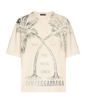 Dolce & Gabbana Pattern T-shirts For Men