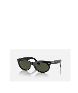 Ray-ban Wayfarer Oval Sunglasses - Polished Black