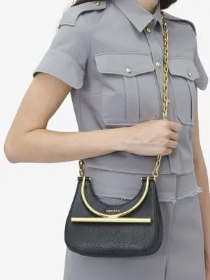 Alexander McQueen Cross-bar Mini Tote Bag - Black