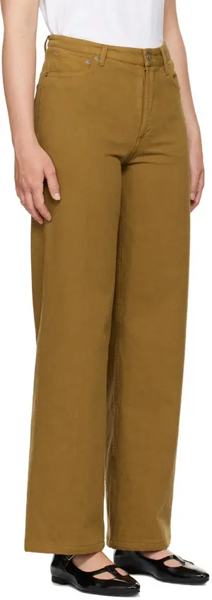 A.p.c. Elisabeth Wide-leg Jeans - Tobacco