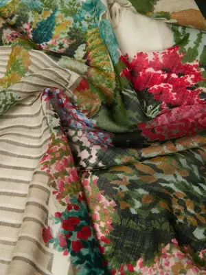 Max Mara Floral Scarf