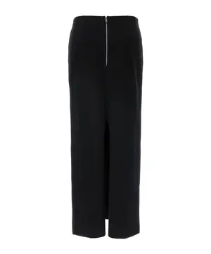 Auralee Stretch Double Face Knit Maxi Skirt - Black