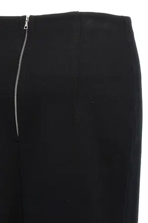 Auralee Stretch Double Face Knit Maxi Skirt - Black