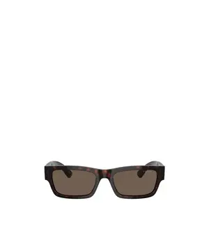 Prada Rectangular Frame Sunglasses - Brown