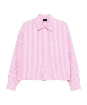 Balenciaga Striped Long Sleeve Shirt