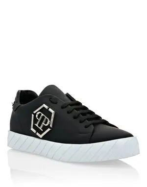 Philipp Plein Logo Detail Sneakers - Black