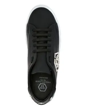 Philipp Plein Logo Detail Sneakers - Black
