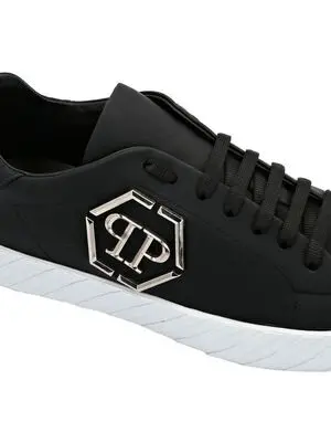 Philipp Plein Logo Detail Sneakers - Black