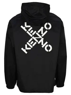 Kenzo X Logo" Hooded Rain Jacket
