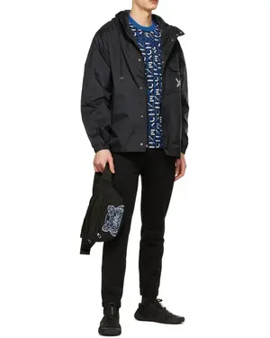 Kenzo X Logo" Hooded Rain Jacket