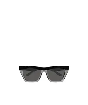 Bottega Veneta Rectangle Frame Sunglasses - Gray