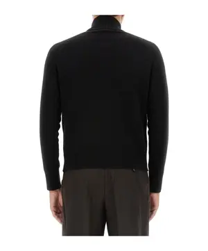 Dries Van Noten Long-sleeved Roll-neck Jumper - Black