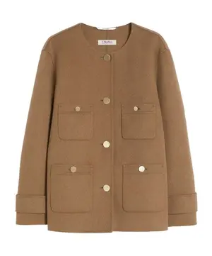 Max Mara Buttoned Pocket Jacket