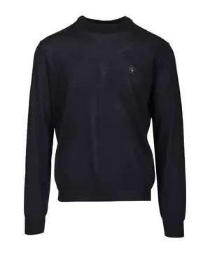 Versace Medusa Embroidered Crewneck Jumper