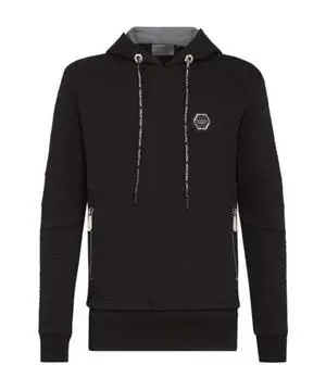 Philipp Plein Logo Detail Hooded Sweatshirt
