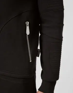 Philipp Plein Logo Detail Hooded Sweatshirt