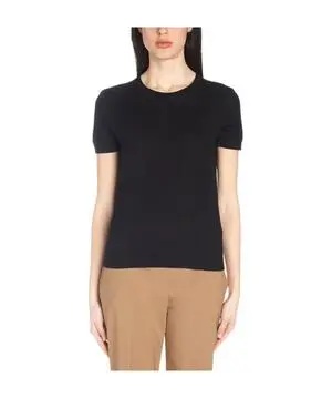 Theory Fine-knit Crewneck T-shirt - Black