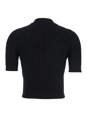 Balmain Button Embellished Knitted Cardigan