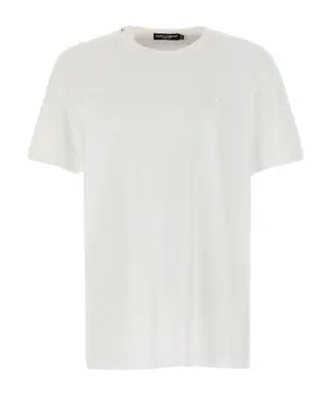 Dolce & Gabbana Dolce Gabbana Logo Embroidered Crewneck T-shirt
