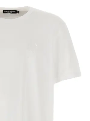 Dolce & Gabbana Dolce Gabbana Logo Embroidered Crewneck T-shirt