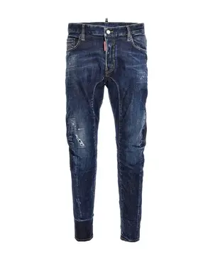 Dsquared2 Distressed Skinny Jeans - Blue