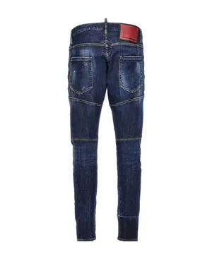 Dsquared2 Distressed Skinny Jeans - Blue
