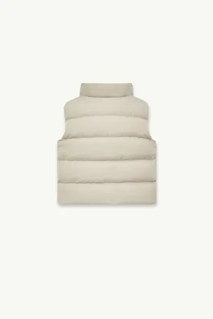 Moncler Padded Vest With Tricolor Trim