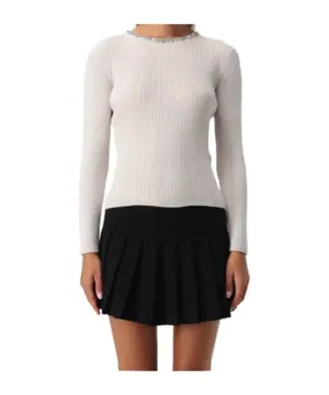 Max Mara Jewel Ribbed Knit Sweater