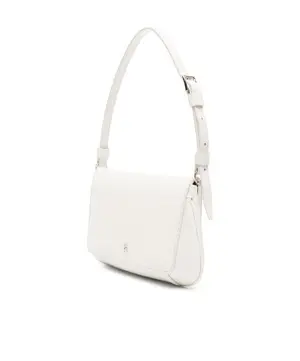 Amina Muaddi Top Handle Shoulder Bag - White