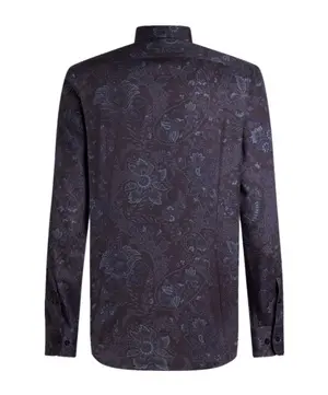 Etro Allover Floral Printed Long-sleeved Shirt