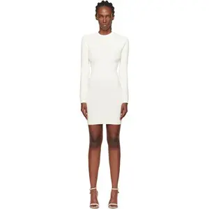 Balmain Monogram Knitted Mini Dress - No