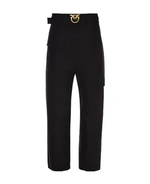 Pinko Logo Casual Pants