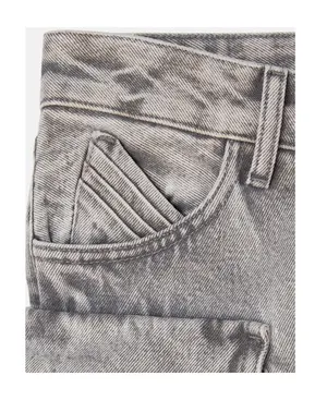 Attico Essie Long Cargo Pants - Gray