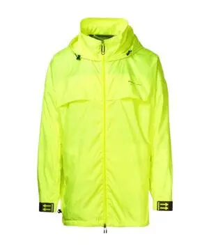 Off-White Hooded Lightweight Jacket - Yellow