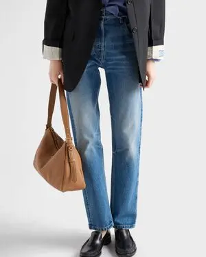 Prada Mid-rise Straight Leg Jeans