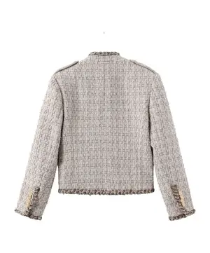 Marissa Chiara Stand Collar Lace Jacket