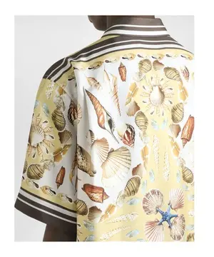 Dolce & Gabbana Dolce Gabbana Shell Printed Short-sleeved Shirt