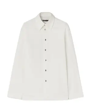 JIL SANDER Long-sleeved Buttoned Denim Shirt