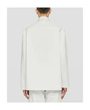 JIL SANDER Long-sleeved Buttoned Denim Shirt