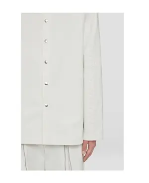 JIL SANDER Long-sleeved Buttoned Denim Shirt