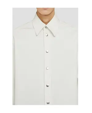 JIL SANDER Long-sleeved Buttoned Denim Shirt