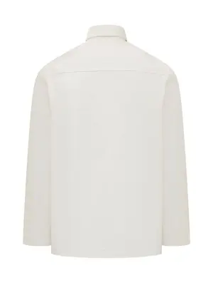 JIL SANDER Long-sleeved Buttoned Denim Shirt